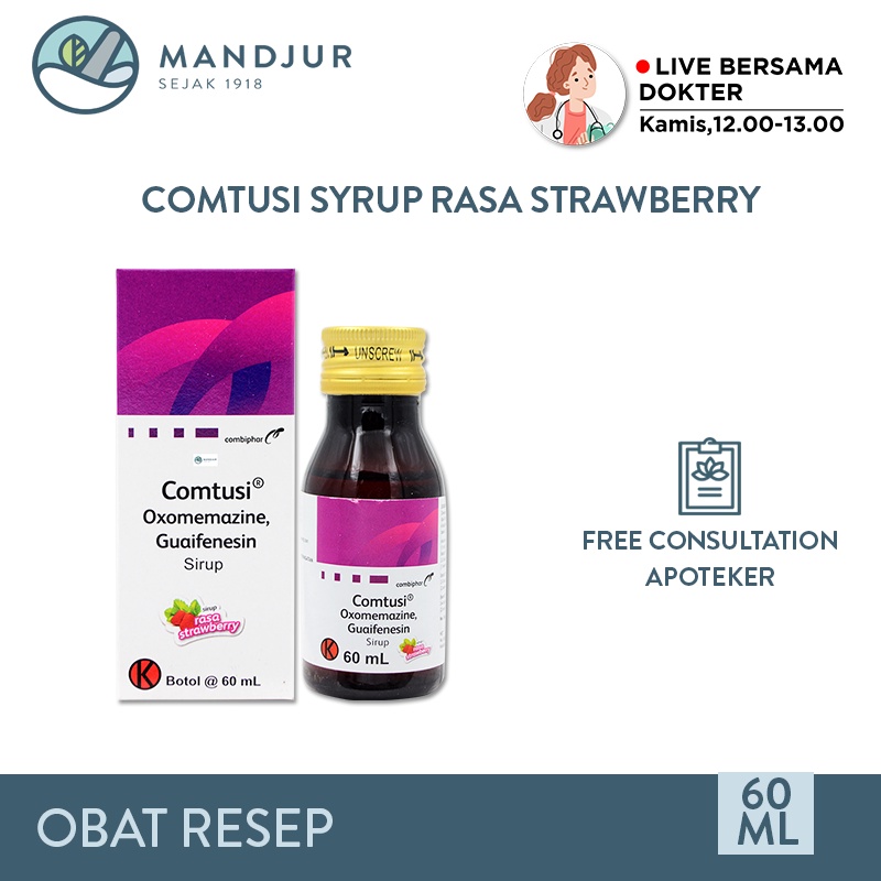 Jual Comtusi Syrup Strawberry 60 ML | Shopee Indonesia