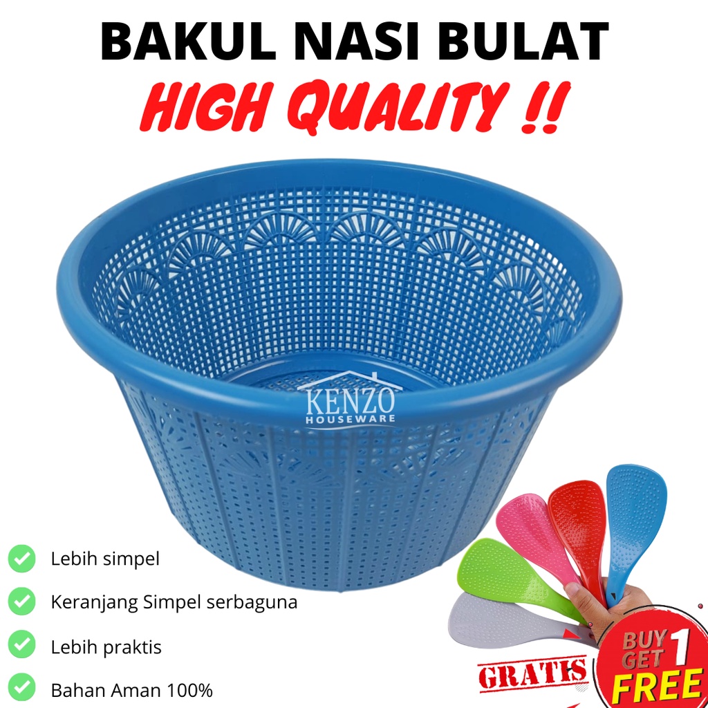 Jual Wakul Bakul Nasi Sayur Plastik Ceting Nasi Bolong Awet Serbaguna ...