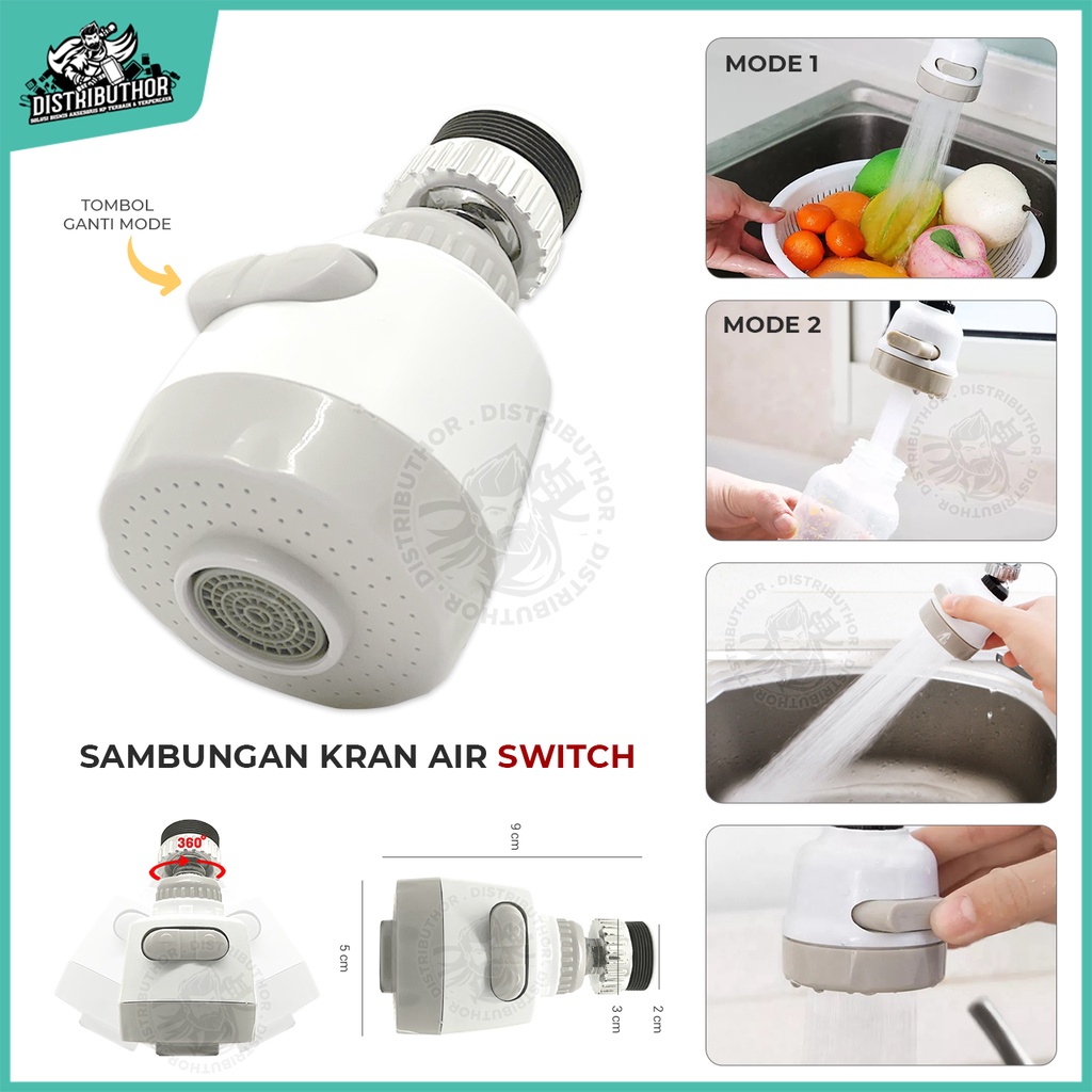 Jual Sambungan Kran Air Tombol ON OFF Keran Shower Putar Faucet Penyambung Ujung Kran Tempat ...