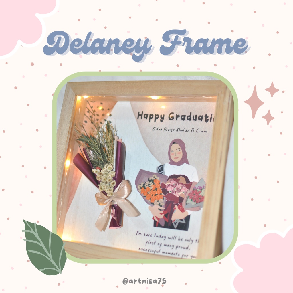 Jual DELANEY FRAME - BINGKAI FOTO KAYU 3D / KADO WISUDA / KADO ULANG TAHUN / KADO PERNIKAHAN ...