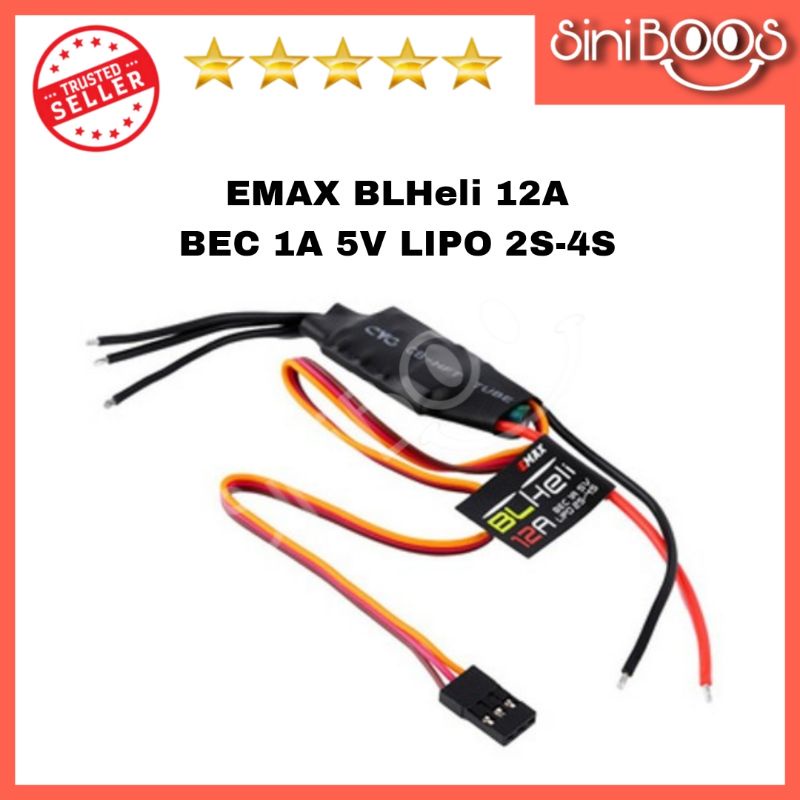 Jual ESC EMAX BL HELI 12A BEC 1A 5V For Drone Helicopter RC | Shopee ...