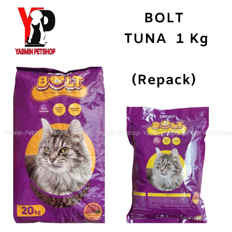 Jual bolt cat tuna 1kg catfood | Shopee Indonesia