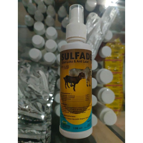 Jual Sulfadex Obat Spray Luka Anti Lalat Kudis Koreng Scabies Parasit ...