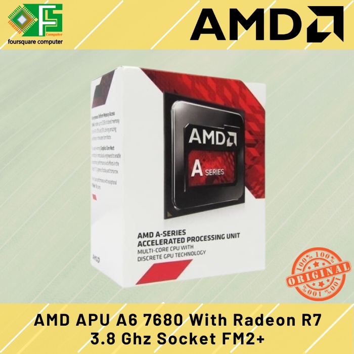 Jual AMD APU A8 7680 3.8 Ghz With Radeon R7 Graphics FM2+ Baru Resmi | Shopee Indonesia