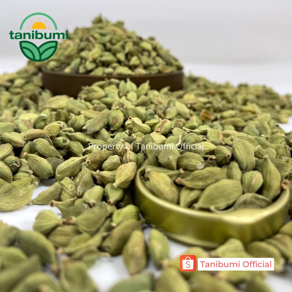 Jual Kapulaga Hijau | 250g / 500g / 1kg | Whole Green Cardamom | Impor ...