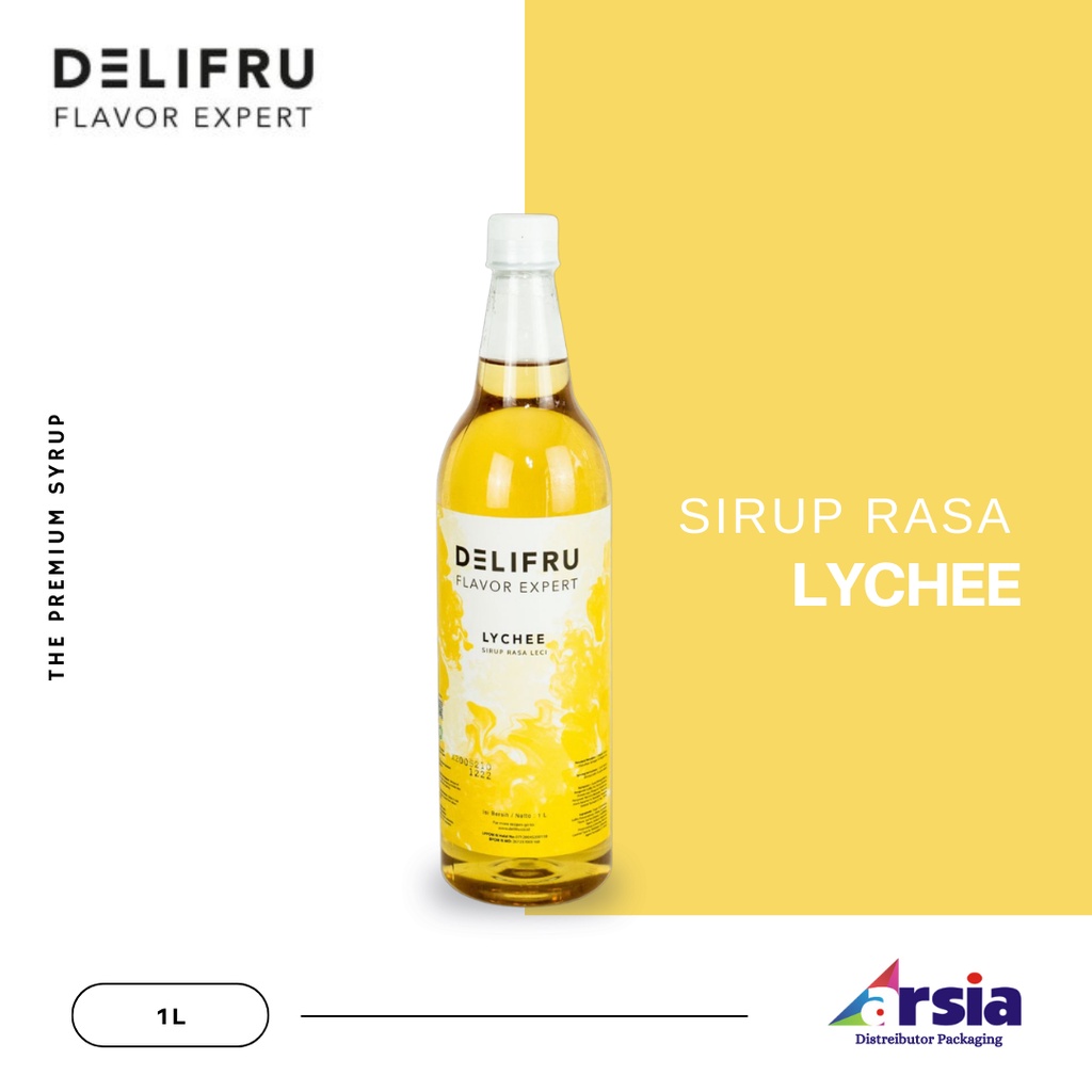 Jual Sirup Lychee DELIFRU - 1L | Shopee Indonesia