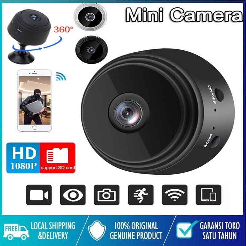 Jual Kamera Kecil [CMS] Wireless A9 Mini Camera Wifi Hd 1080P Micro ...