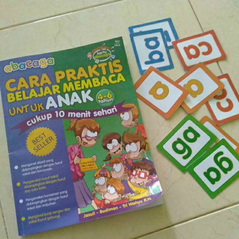 Jual Original buku ABACAGA / Buku Cara Praktis Belajar Membaca untuk ...