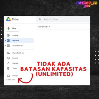 Jual Google Drive Unlimited Storage Lifetime Bergaransi Resmi Gdrive ...