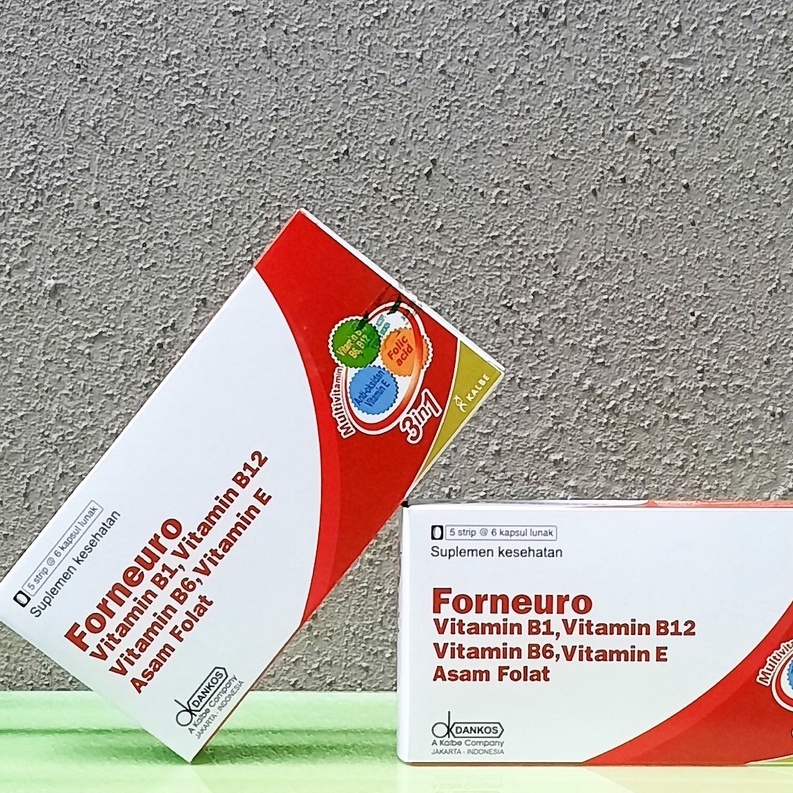 Jual FORNEURO 1 LEMBAR ISI 6 KAPSUL LUNAK - MULTIVITAMIN DAN ANEMIA ...