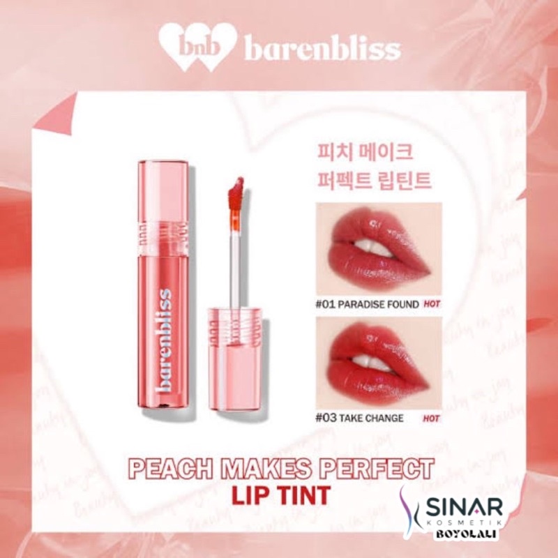 Jual BNB - Barenbliss Peach Makes Perfect Lip Tint - Lip Tint | Shopee Indonesia