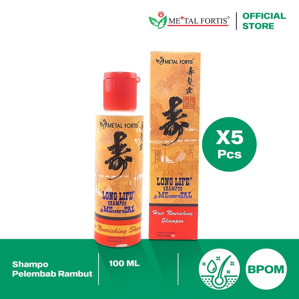 Jual METAL FORTIS Shampo Metal COMBO 5 Pcs 100 ML Hair Nourishing ...