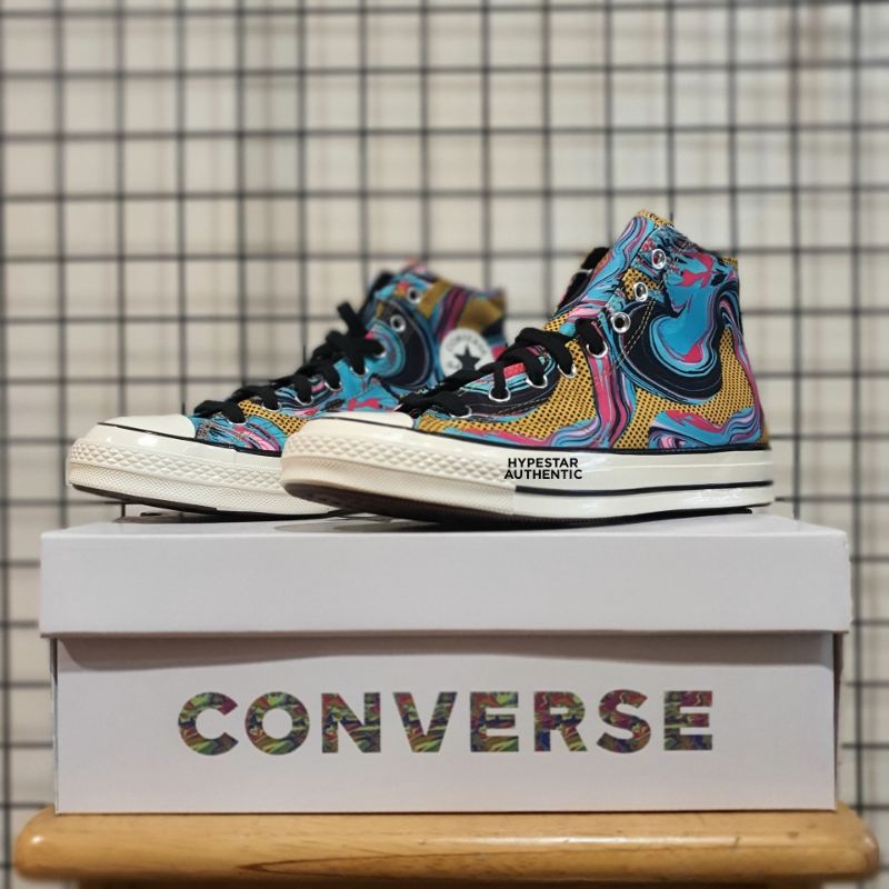 Jual CONVERSE CHUCK 70s '90S HIGH MARBLED GOLDTONE | Shopee Indonesia