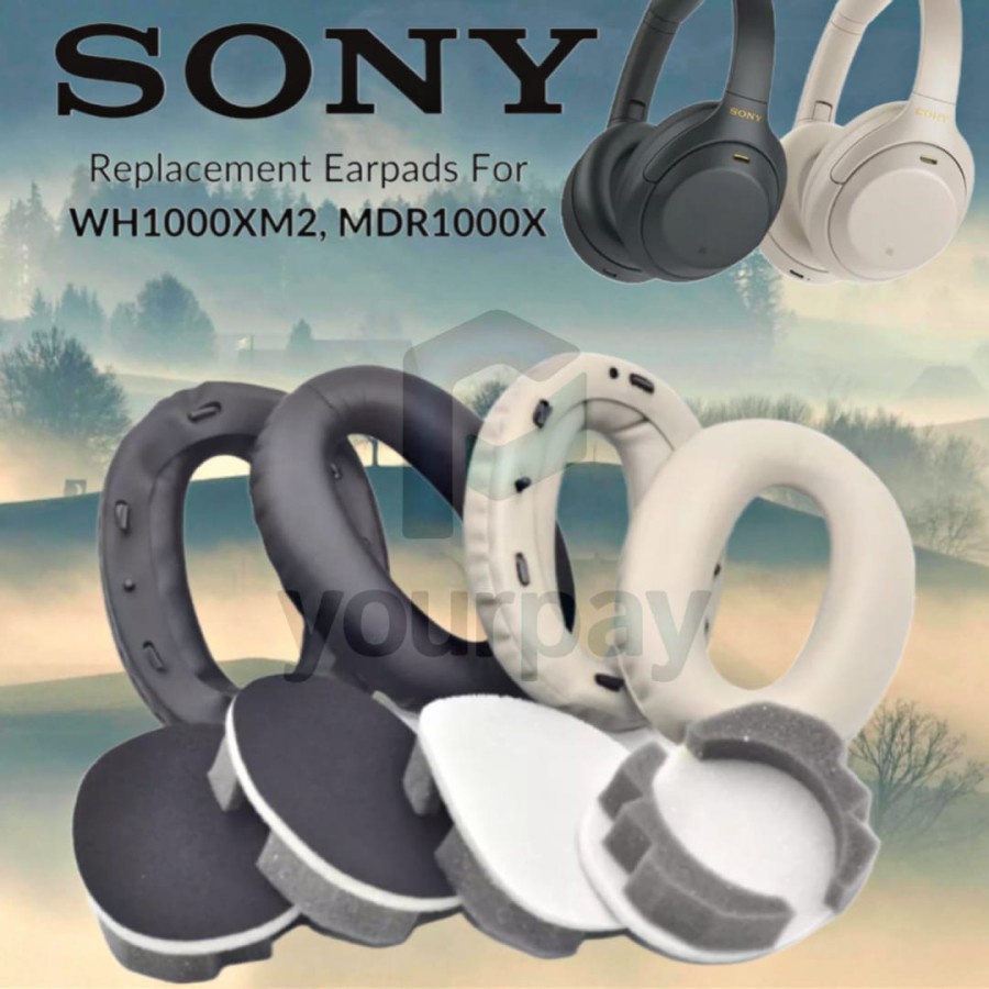 Jual Earcup/Earpad Foam Sony WH1000xm2 WH1000 WH 1000xm2 1000 xm2 ...