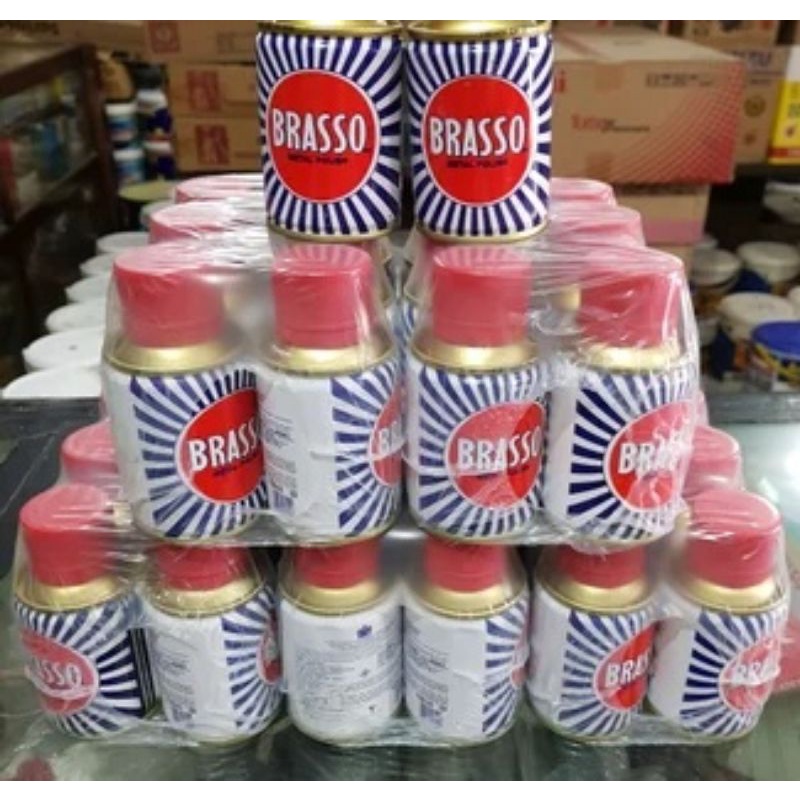 Jual BRASSO METAL POLISH 100ML PENGKILAP PEMBERSIH LOGAM | Shopee Indonesia