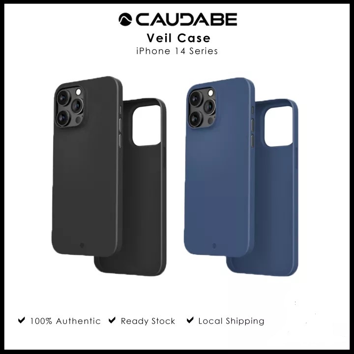 Jual Case iPhone 14 Pro Max Plus Casing Caudabe Veil Ultra thin slim ...