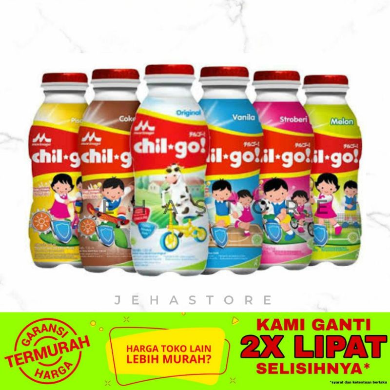 Jual [ SUSU UHT ] Chil Go Morinaga Botol 6x130mL | Shopee Indonesia