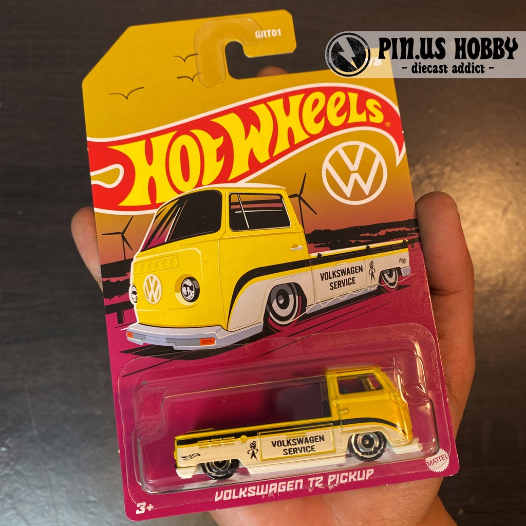 Jual HOT WHEELS VOLKSWAGEN T2 PICKUP , VW SERIES , ORIGINAL HOTWHEELS by MATTEL , DIECAST 1:64 ...
