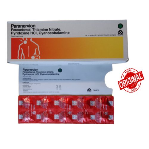 Jual Paranervion Strip - Obat Nyeri sendi Sakit kepala Demam Vitamin ...
