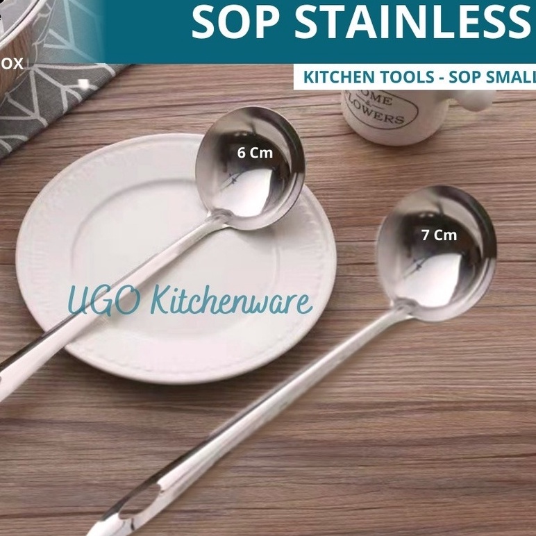 Jual centong sup sendok sop sayur ladle stainless steel kuah | Shopee ...