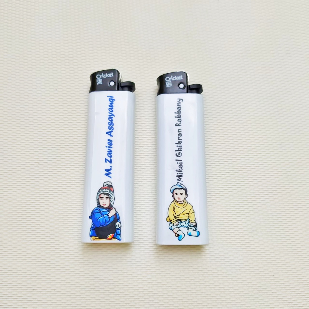 Jual korek custom print uv, korek cricket | Shopee Indonesia