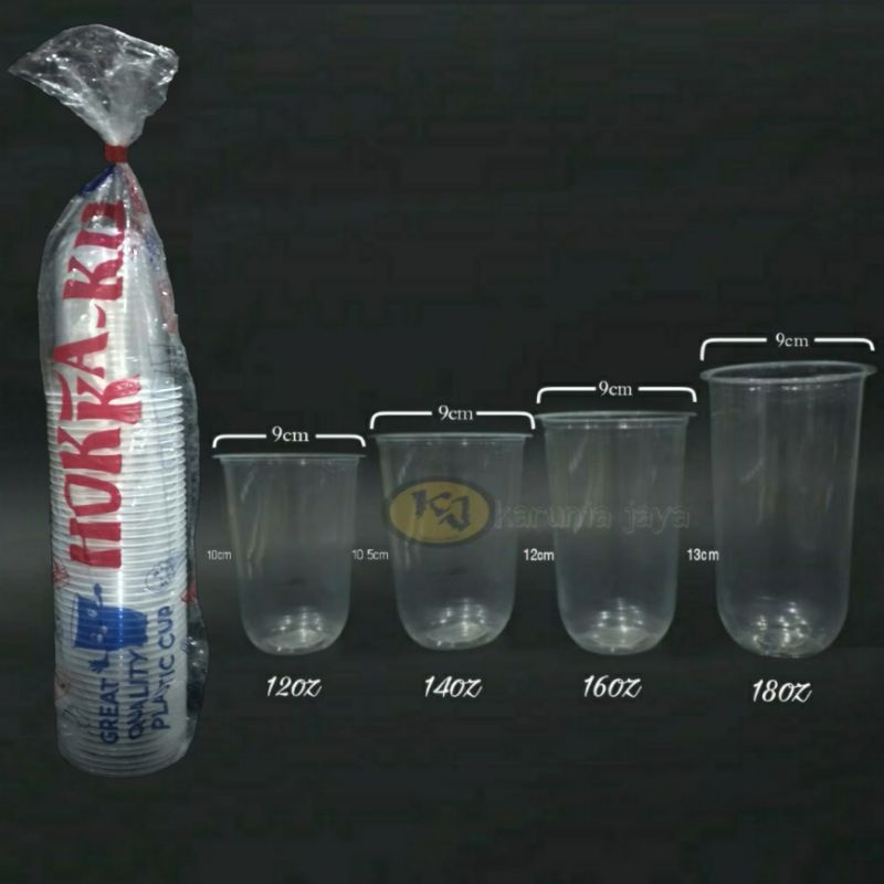 Jual Gelas Cup Oval Hokka-ku ( 12oz, 14oz, 16oz, 18oz ) | Shopee Indonesia