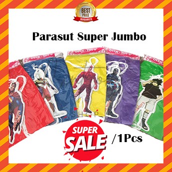 Jual Mainan Parasut Super Jumbo 1 Pcs/ Mainan Terjun Payung / Parasit ...
