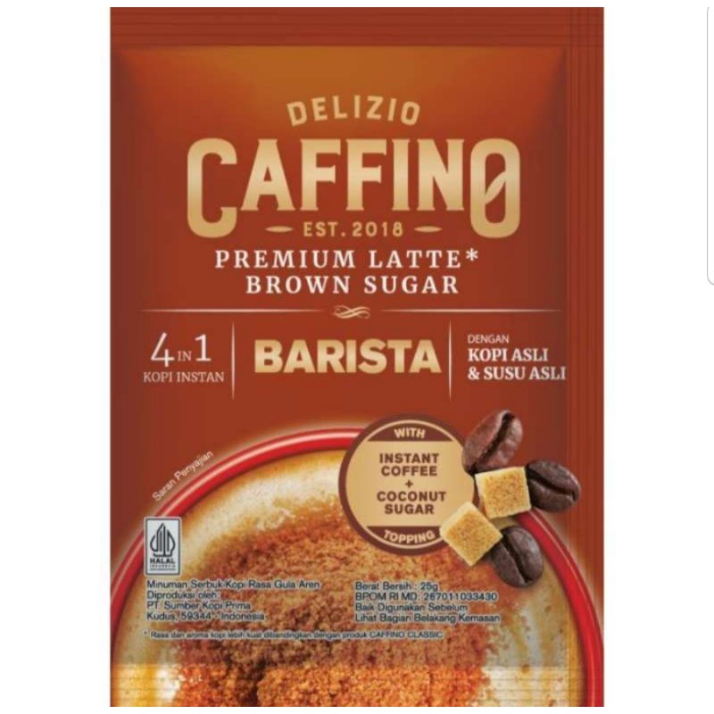 Jual Caffino Barista Kopi Premium Latte Brown Sugar + Coconut Sugar ...
