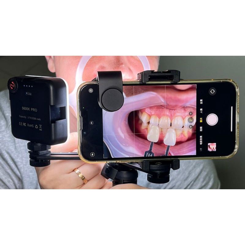 Jual Lampu dental photography model MK-017 dengan tripod bluetooth ...