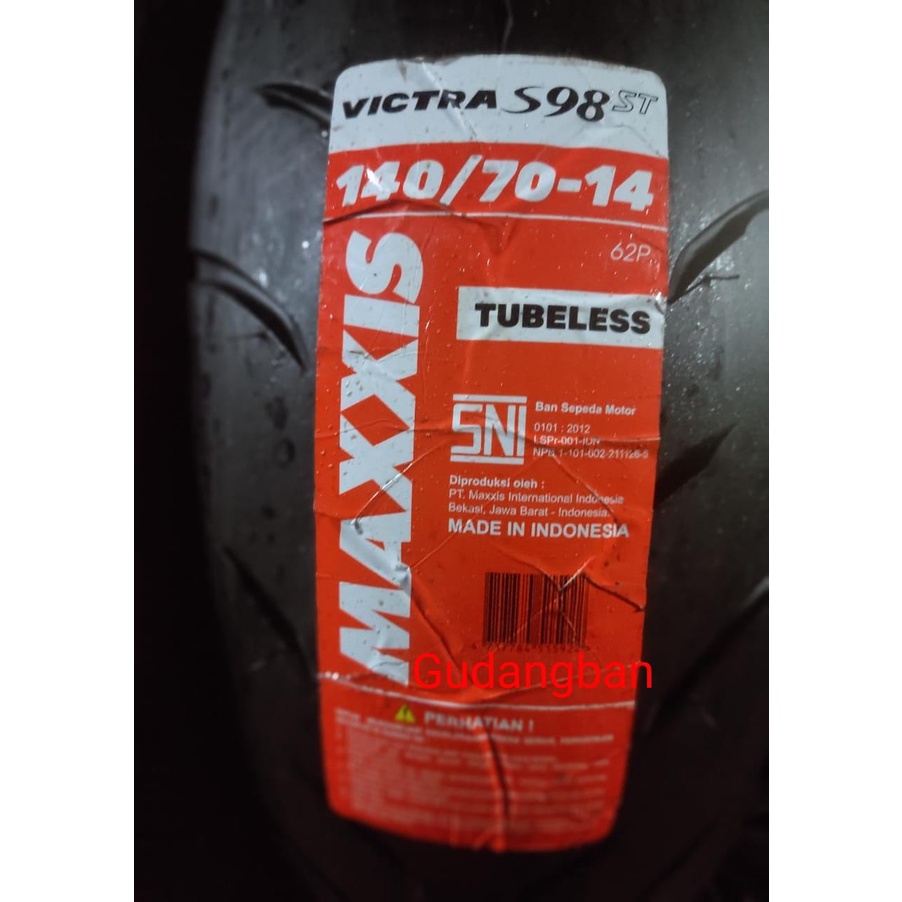 Jual Ban Maxxis Victra S98ST 140/70-14 BAN BELAKANG AEROX XMAX belakang ...