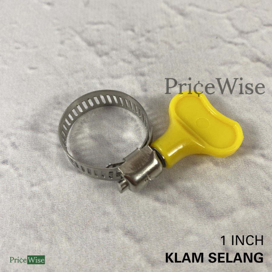 Jual Klam Selang 1" Gagang PVC / Klem Clam Selang / Hose Pipe Clamp ...