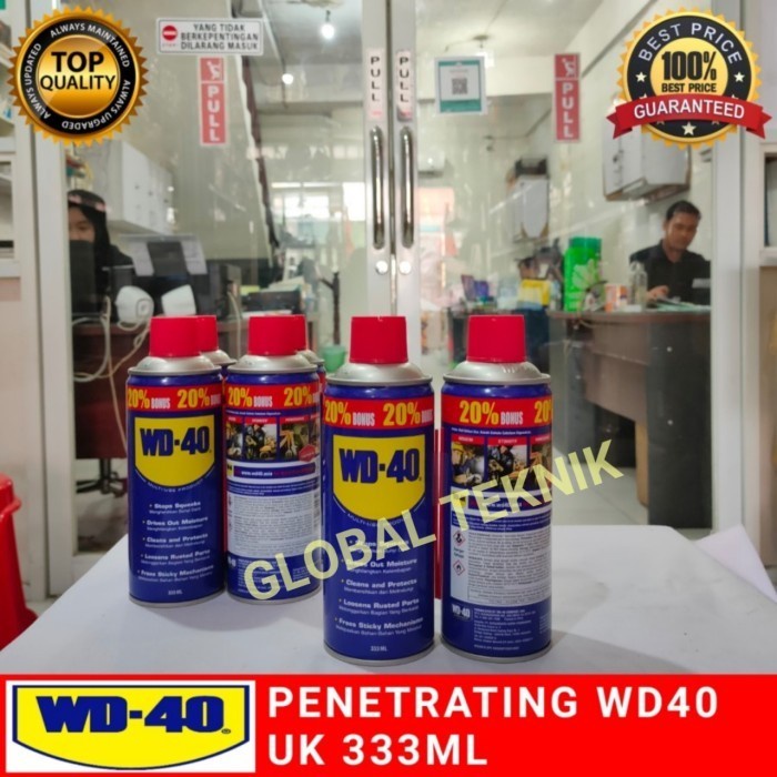 Jual wd 40 anti karat WD 40 - 333 ml pelumas lubricant wd-40 333ml | Shopee Indonesia