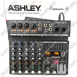 Jual Mixer Ashley Premium 6 Original 6 Channel Bluetooth - USB With Soundcard ( Bisa COD ...
