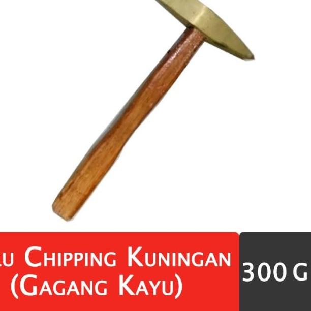 Jual Palu chipping kuningan gagang kayu 300 gram | Shopee Indonesia