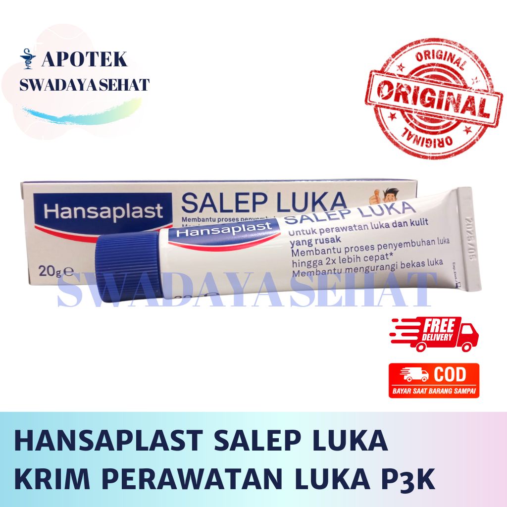Jual HANSAPLAST SALEP LUKA Ointment 20 GR - Krim Luka Kulit P3K ...