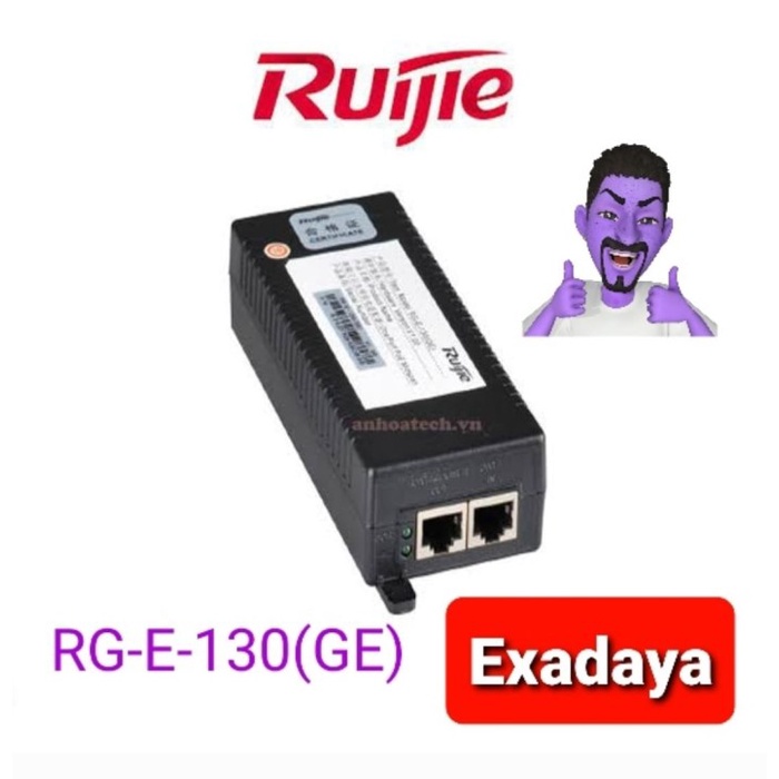Jual Ruijie RG-E-130(GE) Gigabit PoE Injector - RG-E-130GE | Shopee ...