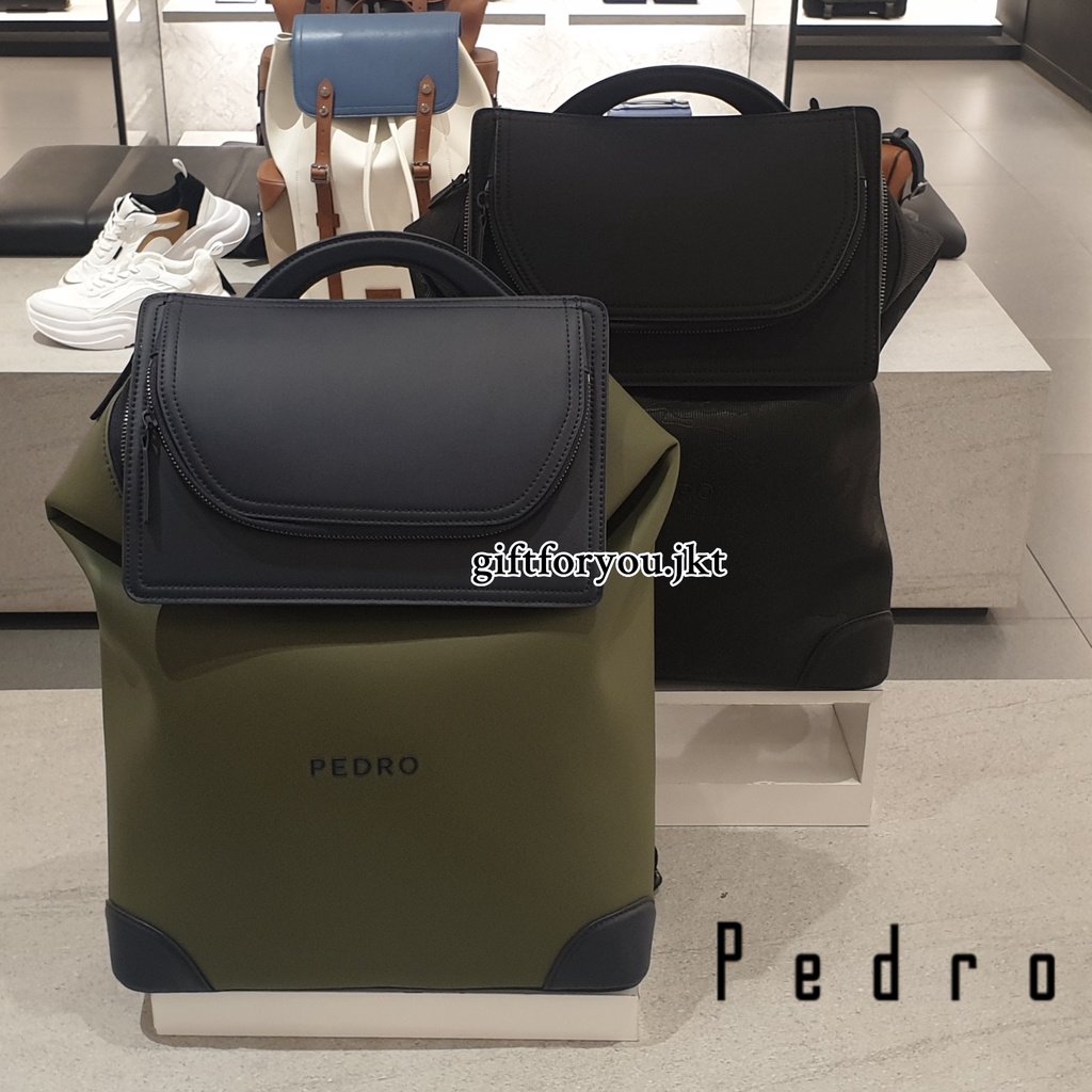 Jual Backpack Pria Pedro Original Tas Ransel Cowok Man Bag Snap Large ...
