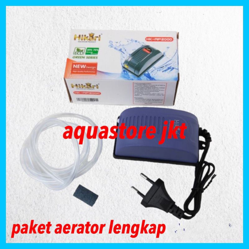 Jual PAKET AERATOR AQUARIUM LENGKAP AERATOR 1 LUBANG DENGAN SELANG DAN ...