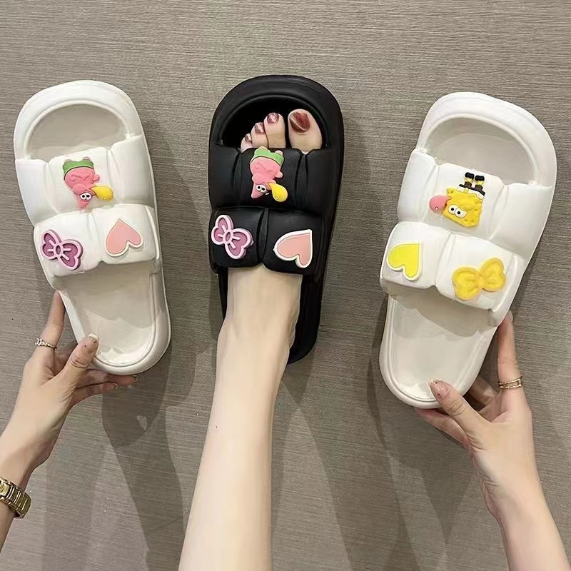 Jual Muzy Sandal Slop Wanita Sendal Karet Wanita Sandal Karakter Lucu ...