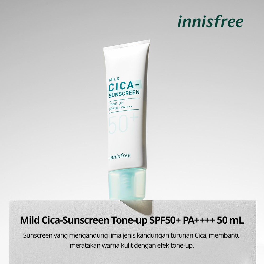 Jual INNISFREE MILD CICA SUNSCREEN TONE UP SPF 50+ PA++++++ | INNISFREE ...
