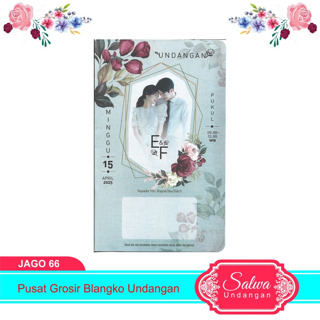 Jual Blangko Undangan Jago 66 Harga Murah | Shopee Indonesia