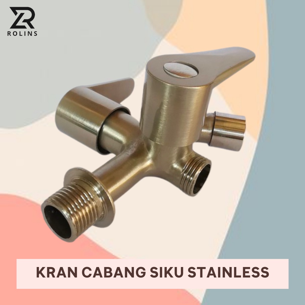 Jual Kran Cabang Stainless SUS 304 Anti Karat | Kran Cabang SKL Ori high quality | Shopee Indonesia