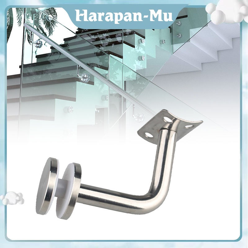 Jual Handrail Connector Bracket Glass Clamp Banister Konektor Hand ...