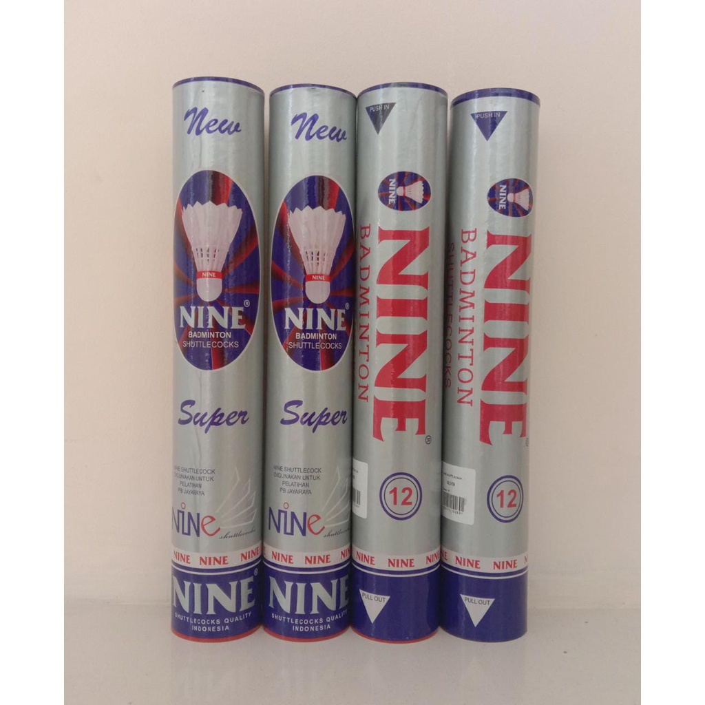 Jual Shuttlecock Badminton NINE SILVER super original | Shopee Indonesia