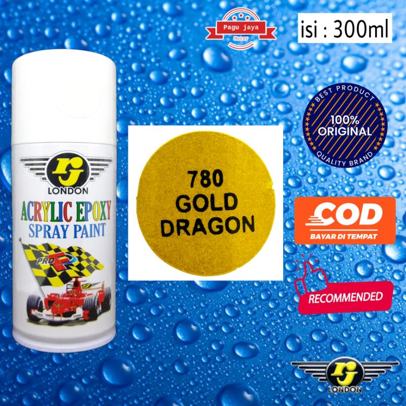 Jual 300cc pilok pilox gold dragon rj london cat semprot spray paint ...