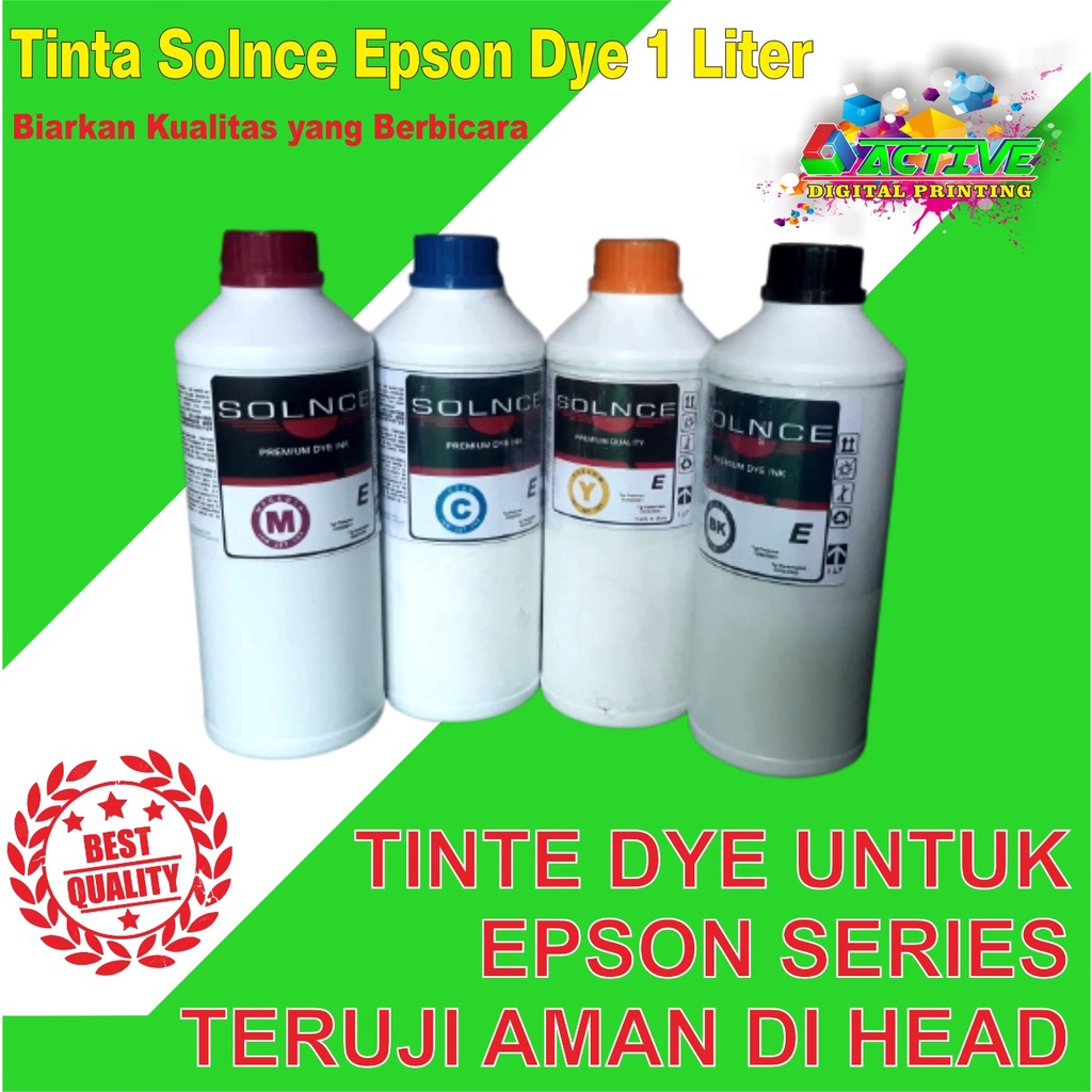 Jual TINTA SOLNCE DYE EPSON 1 LITER | Shopee Indonesia