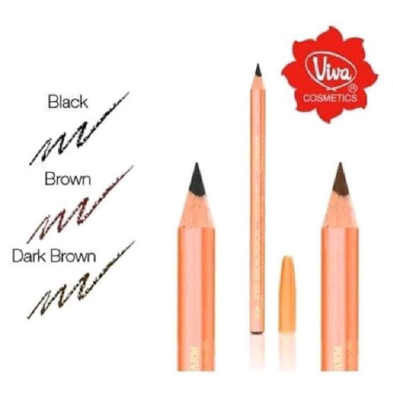 Jual Original Viva Pensil Alis ( Eyebrow )free serutan | Shopee Indonesia