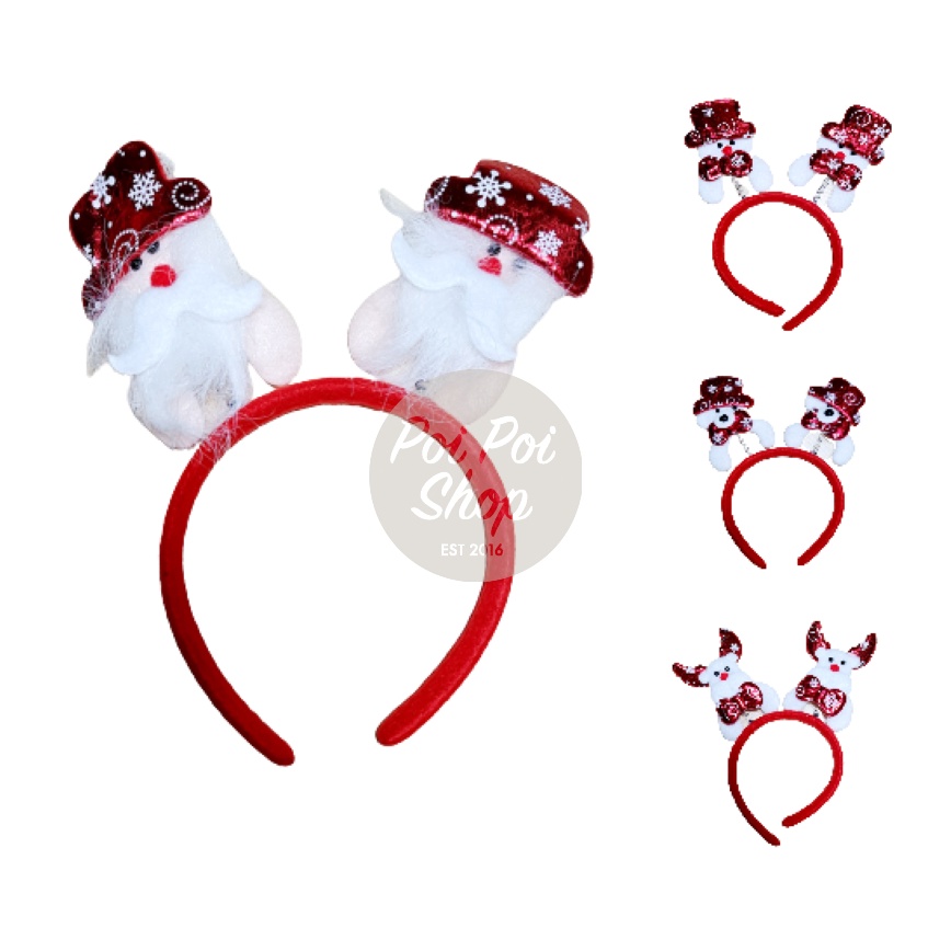 Jual BANDO NATAL BANDO RUSA BANDO MERRY CHRISTMAS BANDO TANDUK NATAL ...