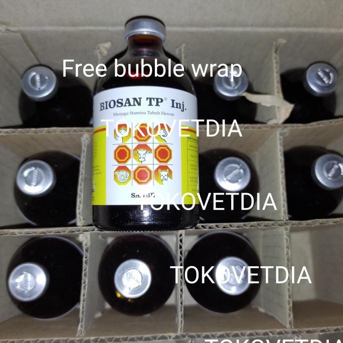 Jual Biosan Tp Injeksi 100 Ml Vitamin Energi Hewan Sanbe | Shopee Indonesia