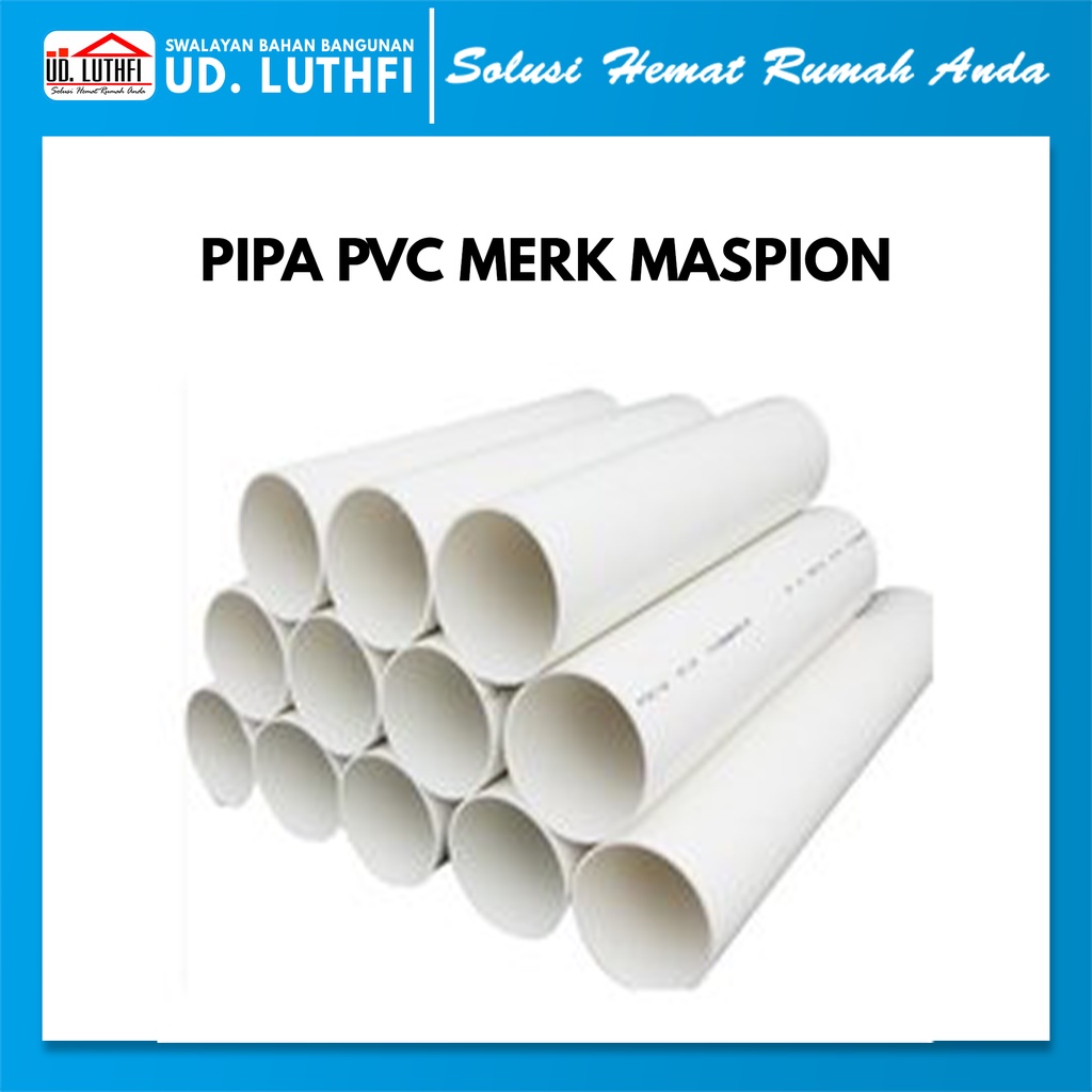 Jual Pipa PVC 1" Putih & Abu Maspion / Pipa Maspion AW 1" Putih & Abu ...